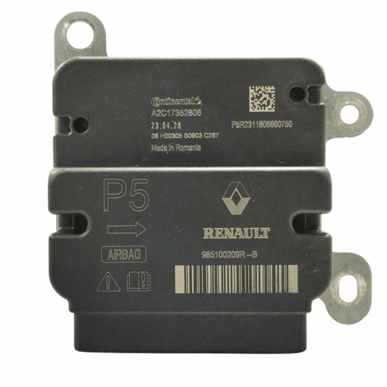 Dacia & Renault Airbag Module Faults and Fixes